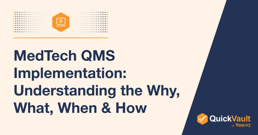 Device-To-Market Solution For MedTech - QuickVault by Veeva